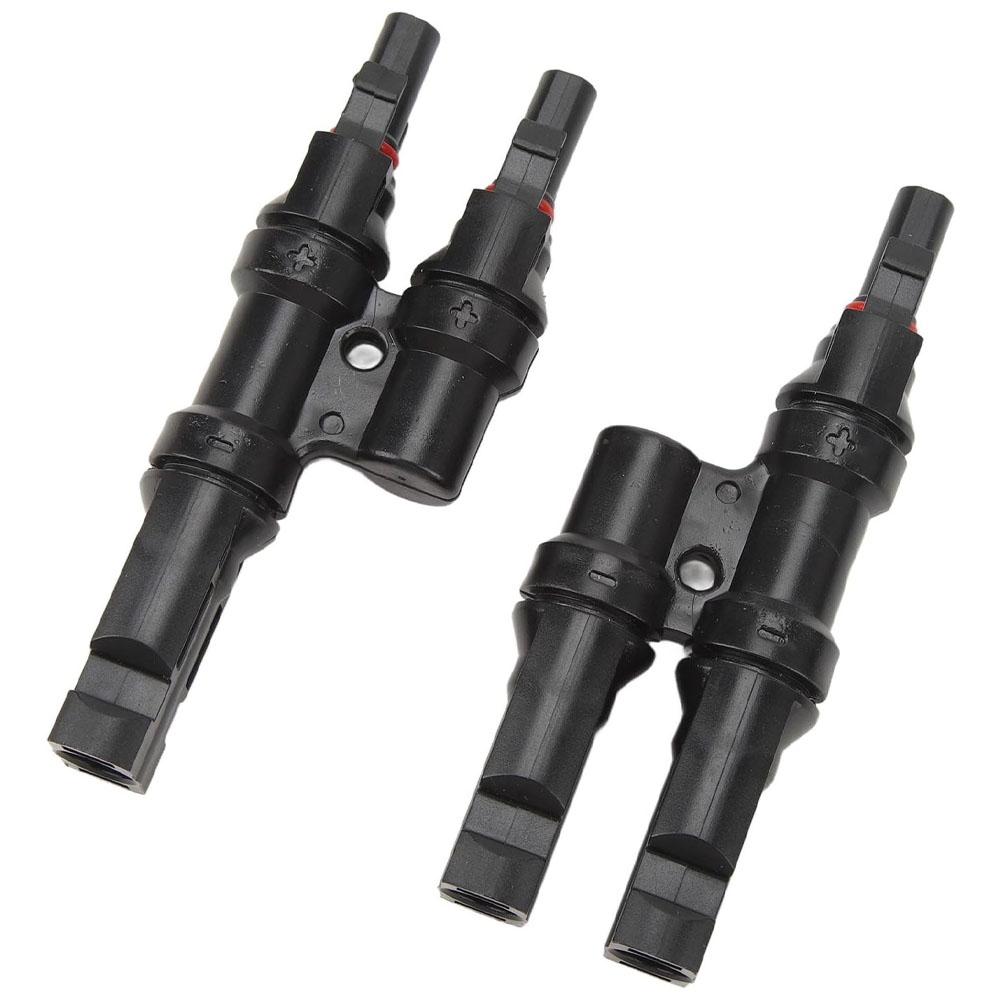 MC4 Solar Connector - T-Splitter - Solar MC4 Connector - IP67 - 2 Male ...